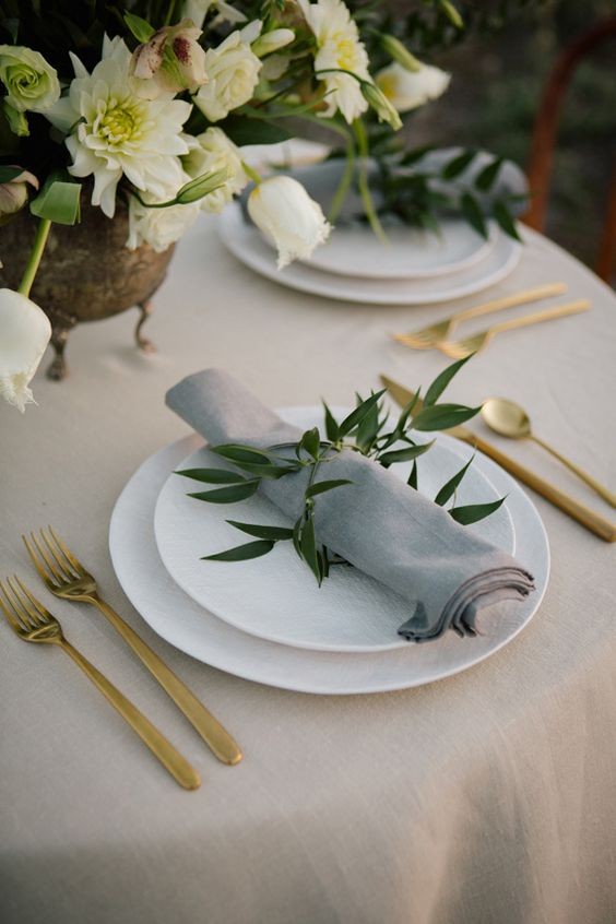 Greenery tafeldekking: natuur(lijk)! - Salino inspiratie