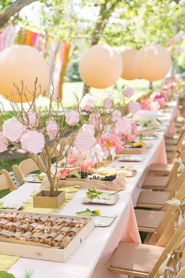 Decoratie voor een communie- of lentefeest - Salino inspiratie